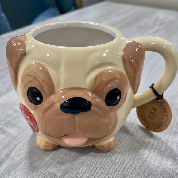 Sheffield Home | Dining | Pug Dog Figural Handpainted Ceramic Coffee ...